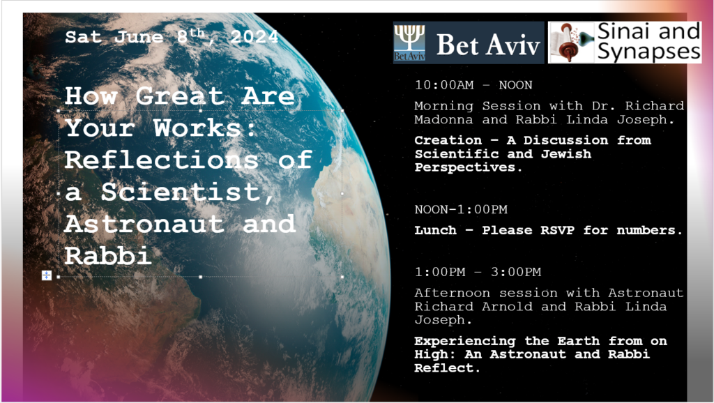 Sinai and Synapses Program - Scholar in Residence - Bet Aviv